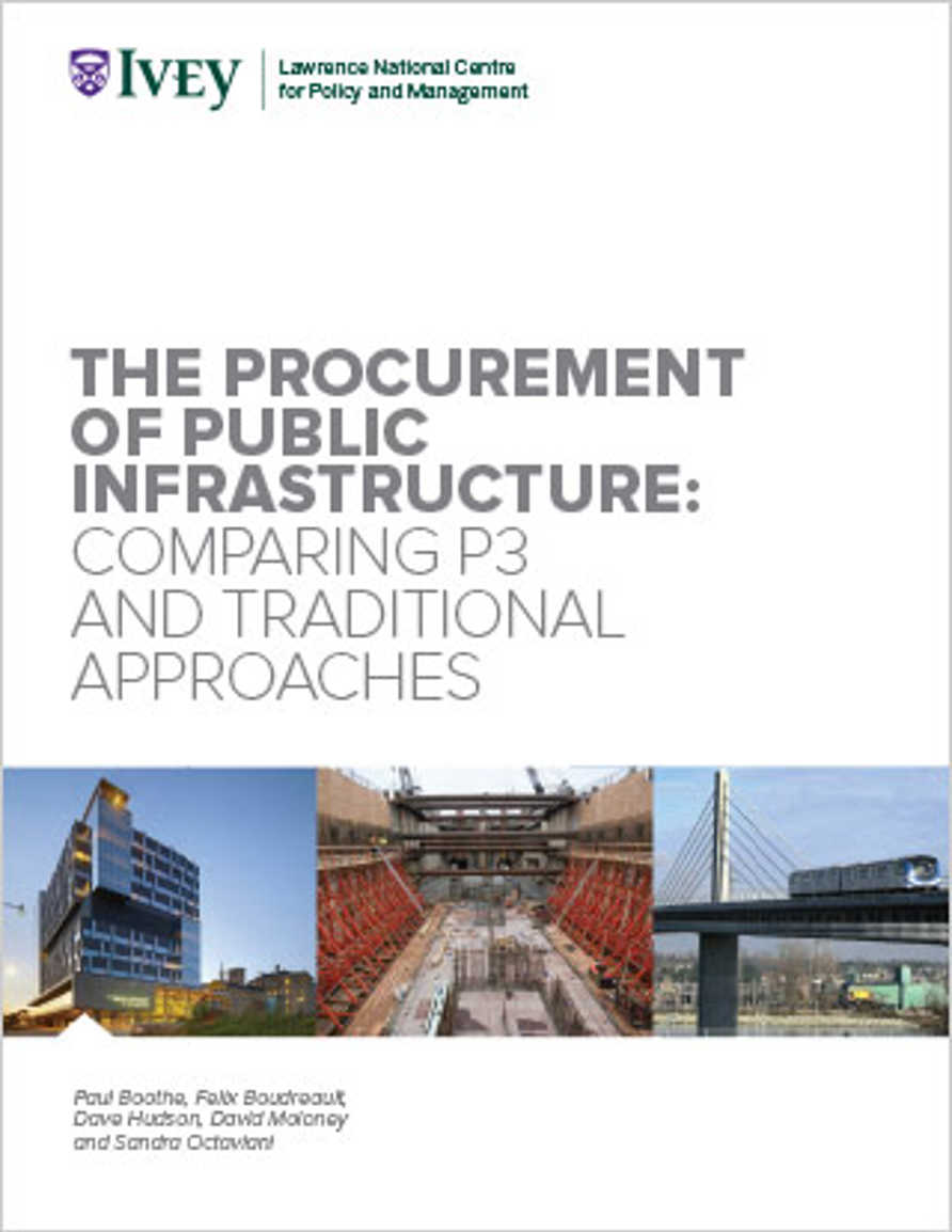 The Procurement of Public Infrastructure: Comparing P3 and Traditional ...