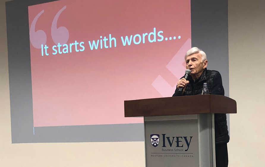 Holocaust survivor Max Eisen shares his story with Ivey students | News ...