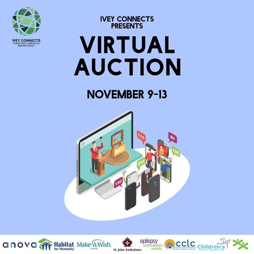 Ivey Connects Virtual Auction | Centre for Building Sustainable Value