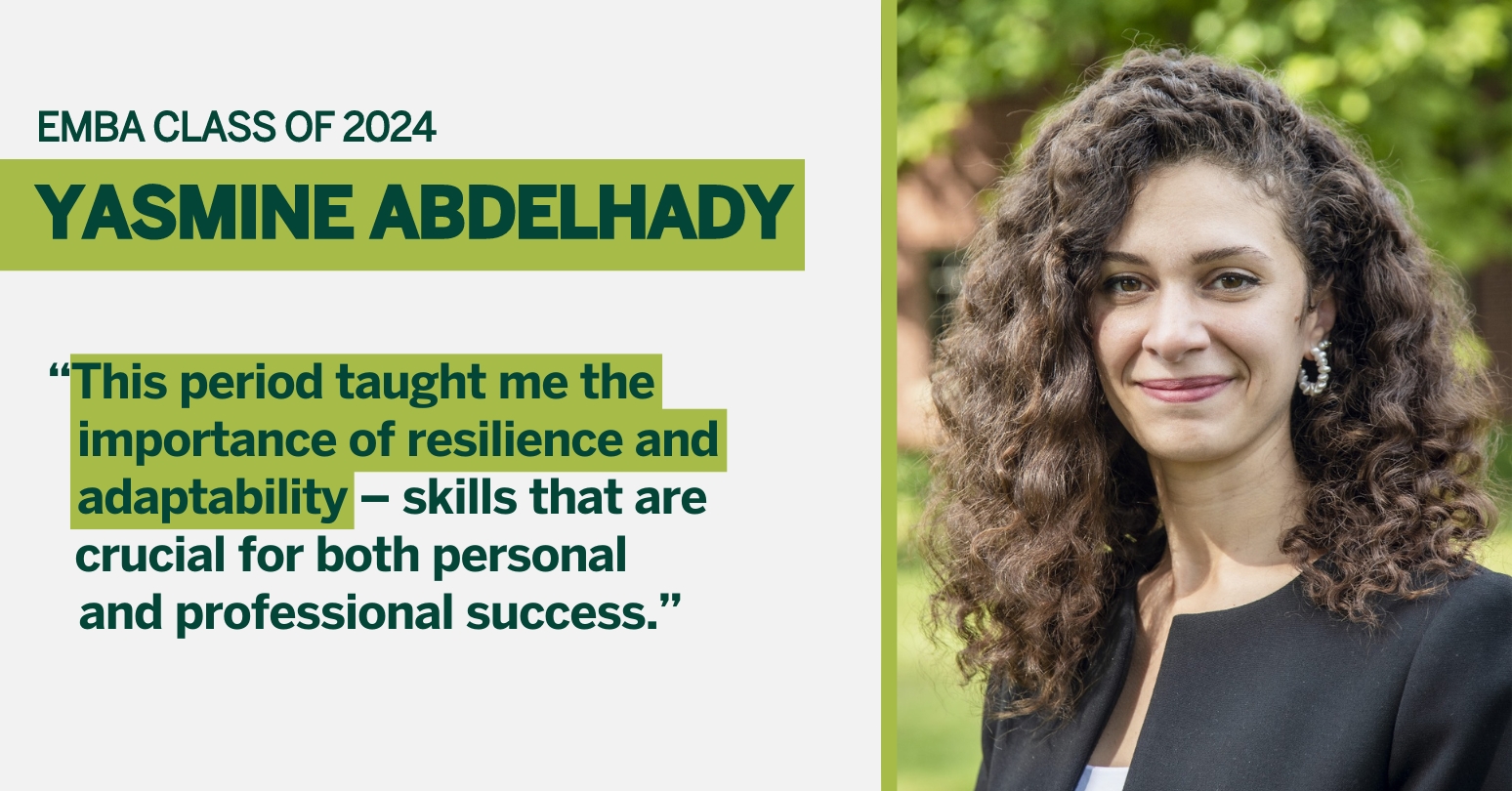 Yasmine Abdelhady, EMBA ’24: Balancing family, ambition, and lifelong ...