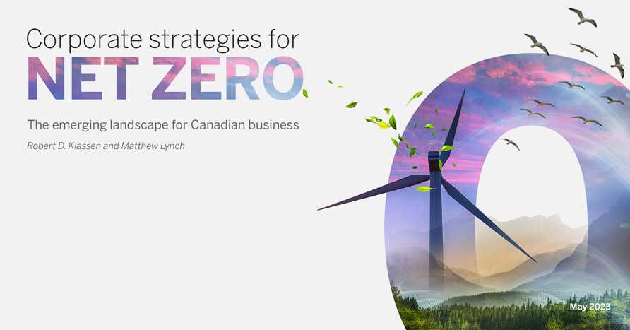 Mapping out a path towards net zero for firms | Ivey Impact