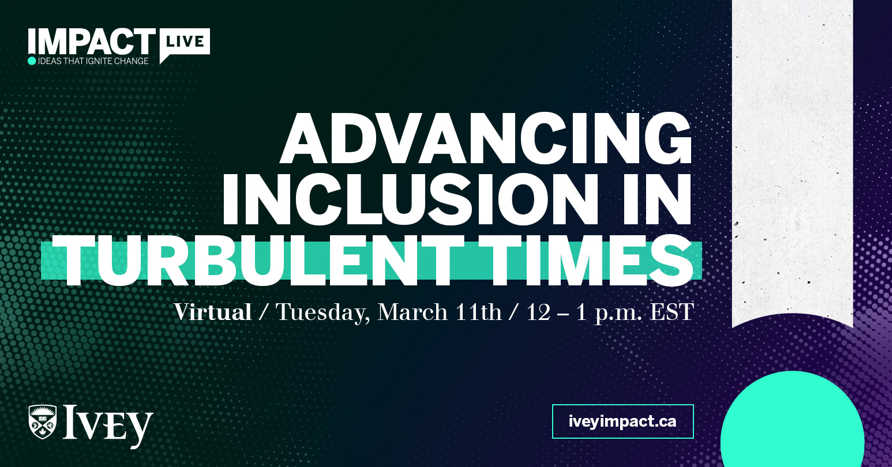 Impact Live - Advancing inclusion in turbulent times | News & Events