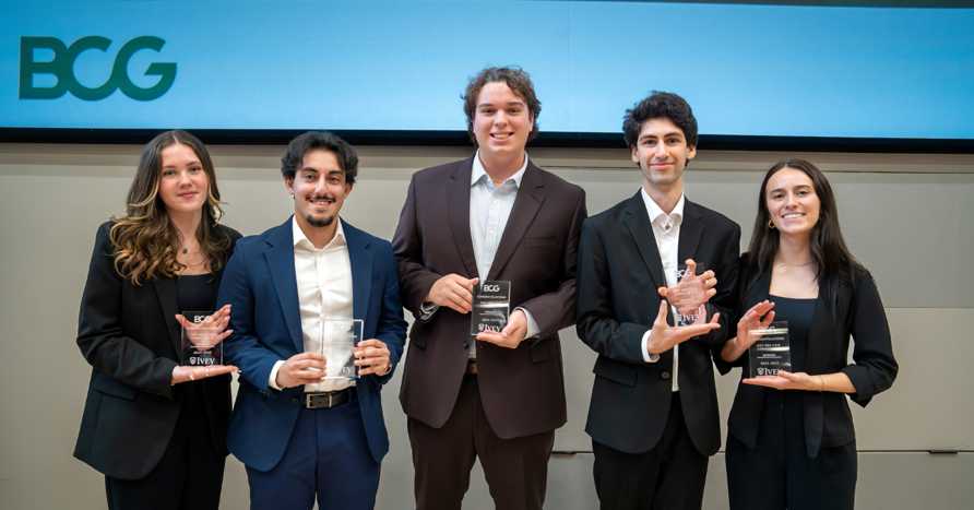 HBA1 students get consulting experience in annual BCG Case Competition | News & Events