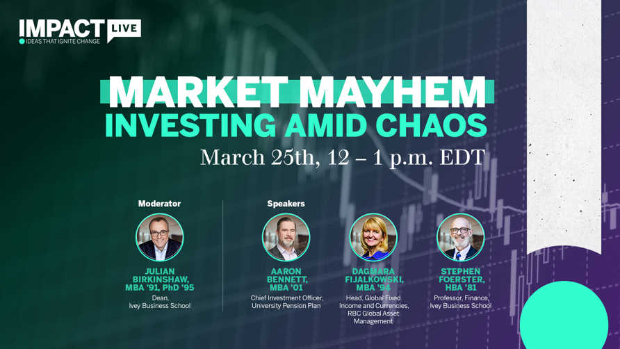 Impact Live - Market mayhem: Investing amid chaos | Ivey Impact