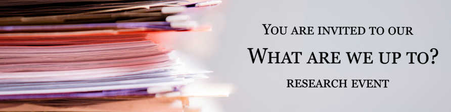 What Are We Up To? Research Office Event | Faculty & Research