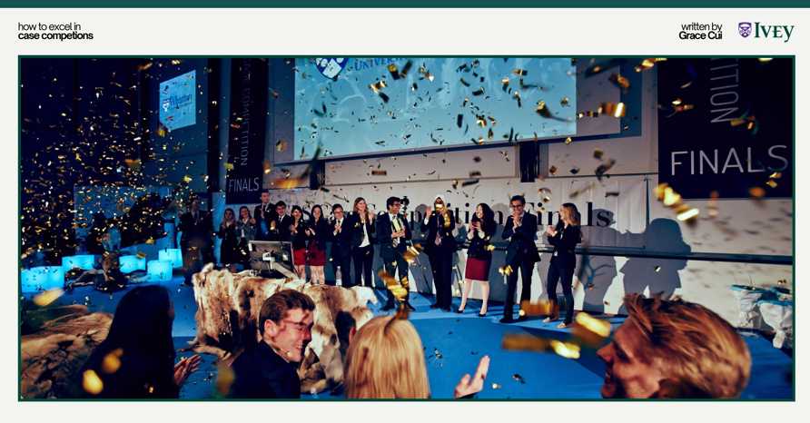A How-To on Case Competitions featuring ICCC | Honours Business ...